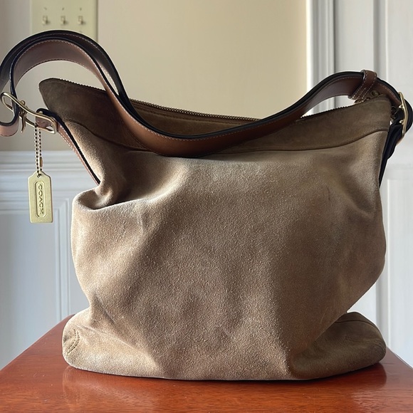 Coach | Bags | Coach Legacy Suede Shoulder Bag | Poshmark